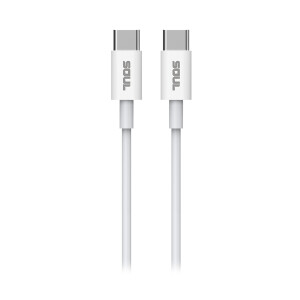 CABLE USBC A USBC SOUL 1M BLANCO | The Best